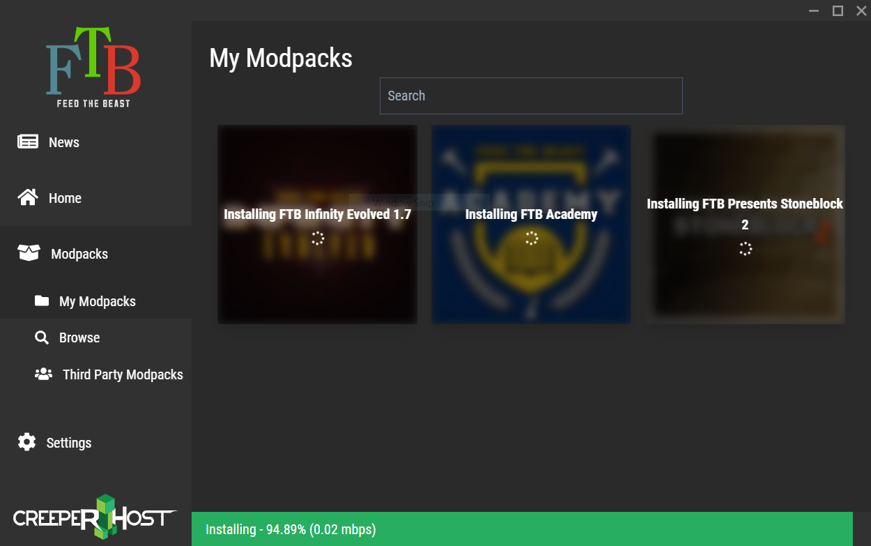 [Bug] Modpacks not finishing Install · Issue #114 · FTBTeam/FTB-App · GitHub