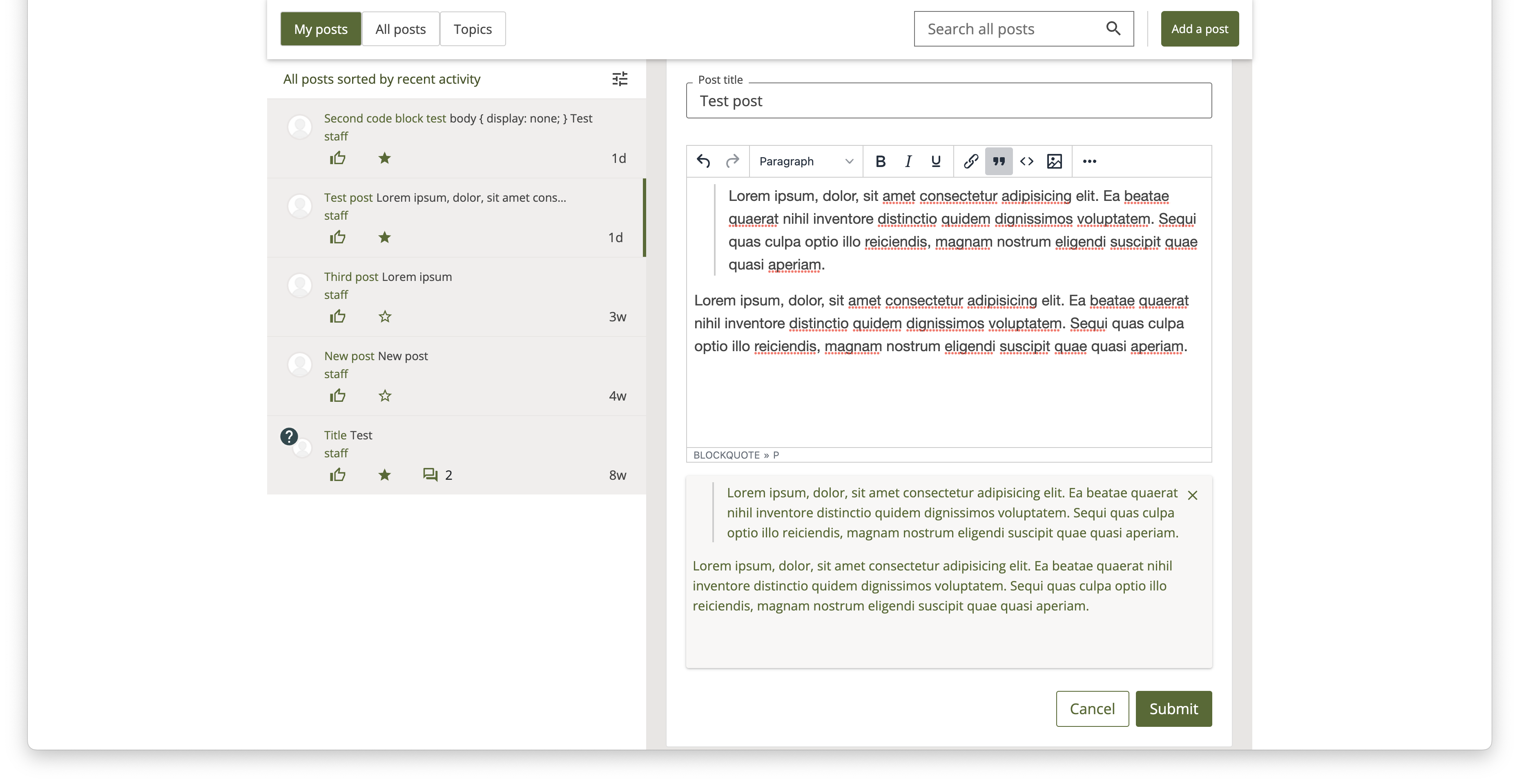 [Product Pull Request] fix: Fix for code block formatting on the post preview and published post ...