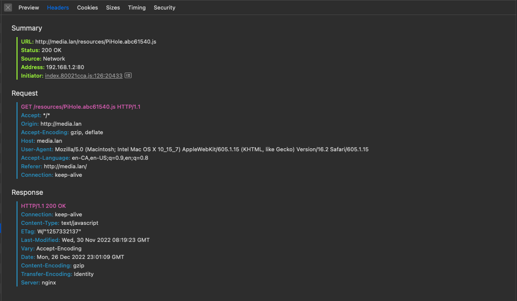 PiHole stats not available in Homer if WebUI is password protected · Issue #579 · bastienwirtz ...