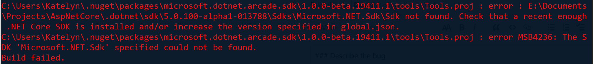Can't build from source on Windows · Issue #13686 · dotnet/aspnetcore · GitHub