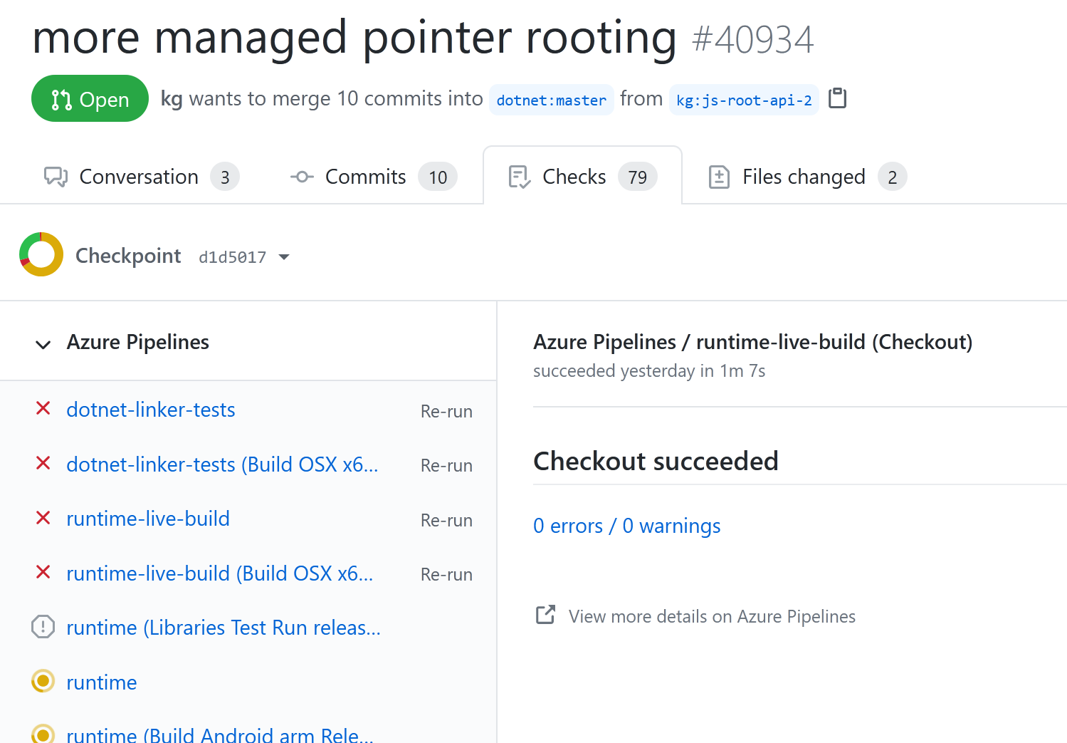 Outdated instructions in runtime/pr-guide.md · Issue #41068 · dotnet/runtime · GitHub
