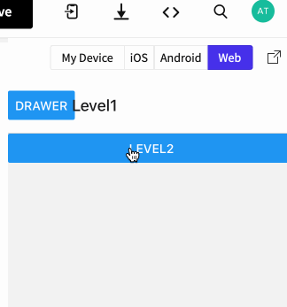 Drawer is left open after pushing onto a stack and then re-rendering ...
