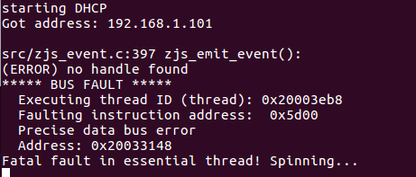 [ws] BUS FAULT error when running dhcp websocket · Issue #1458 · intel/zephyr.js · GitHub