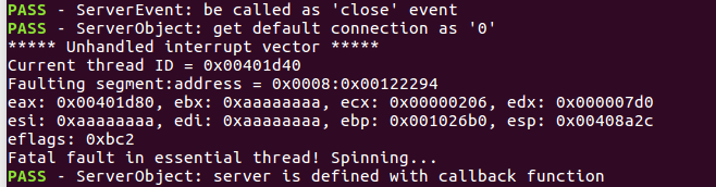 [tcp] Unhandled interrupt vector in qemu · Issue #1519 · intel/zephyr.js · GitHub