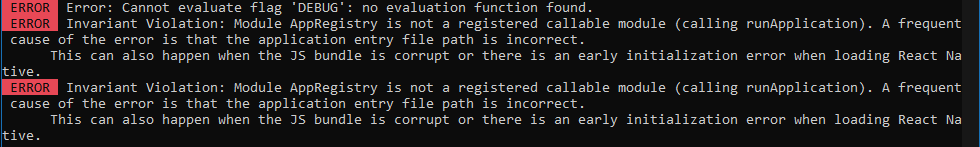 Error: Cannot evaluate flag 'DEBUG': no evaluation function found. · Issue #5179 · tensorflow ...