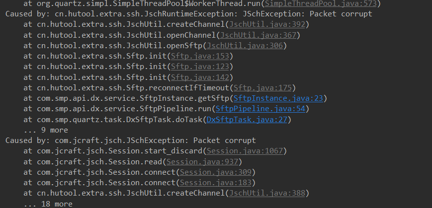 SFTP工具断线重连报错 · Issue #1524 · chinabugotech/hutool · GitHub