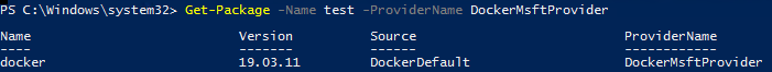 Get-Package: issue with -Name parameter not working · Issue #621 · PowerShell/PowerShellGetv2 ...