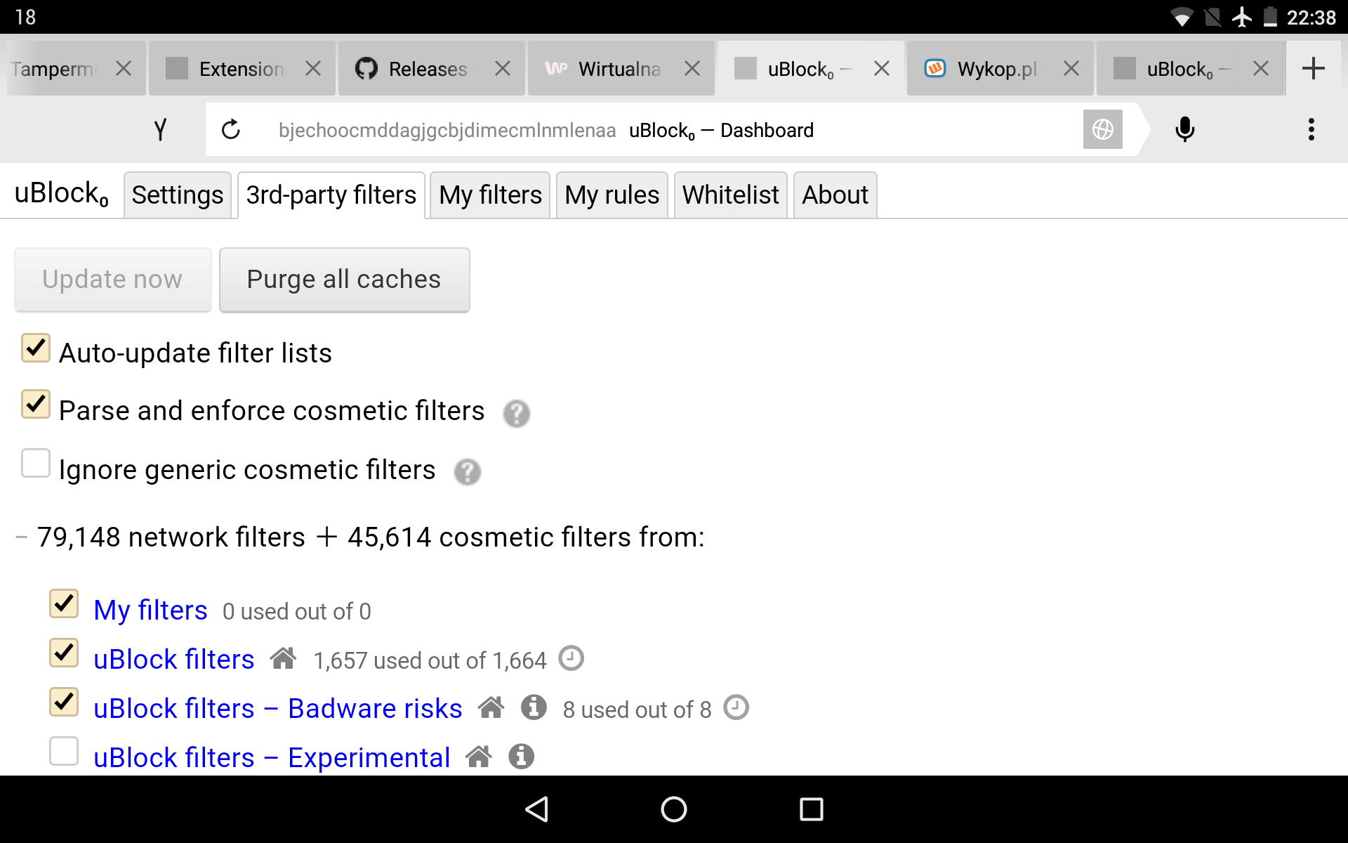 No works in Yandex Android · Issue #2071 · gorhill/uBlock · GitHub