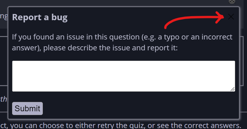 Display error -- incorrect styling makes bug report close button invisible · Issue #38 ...