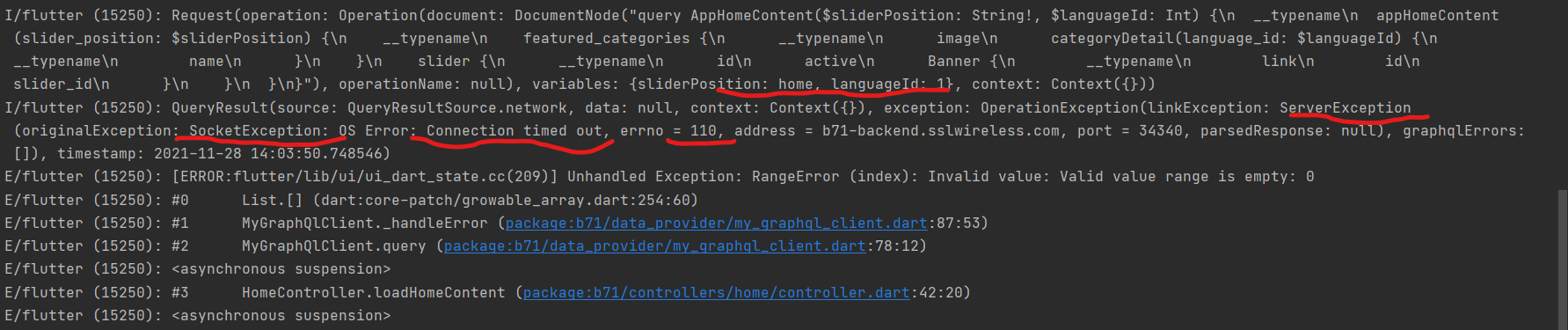 Connection timeout but reconnecting fails · Issue #987 · zino-hofmann/graphql-flutter · GitHub