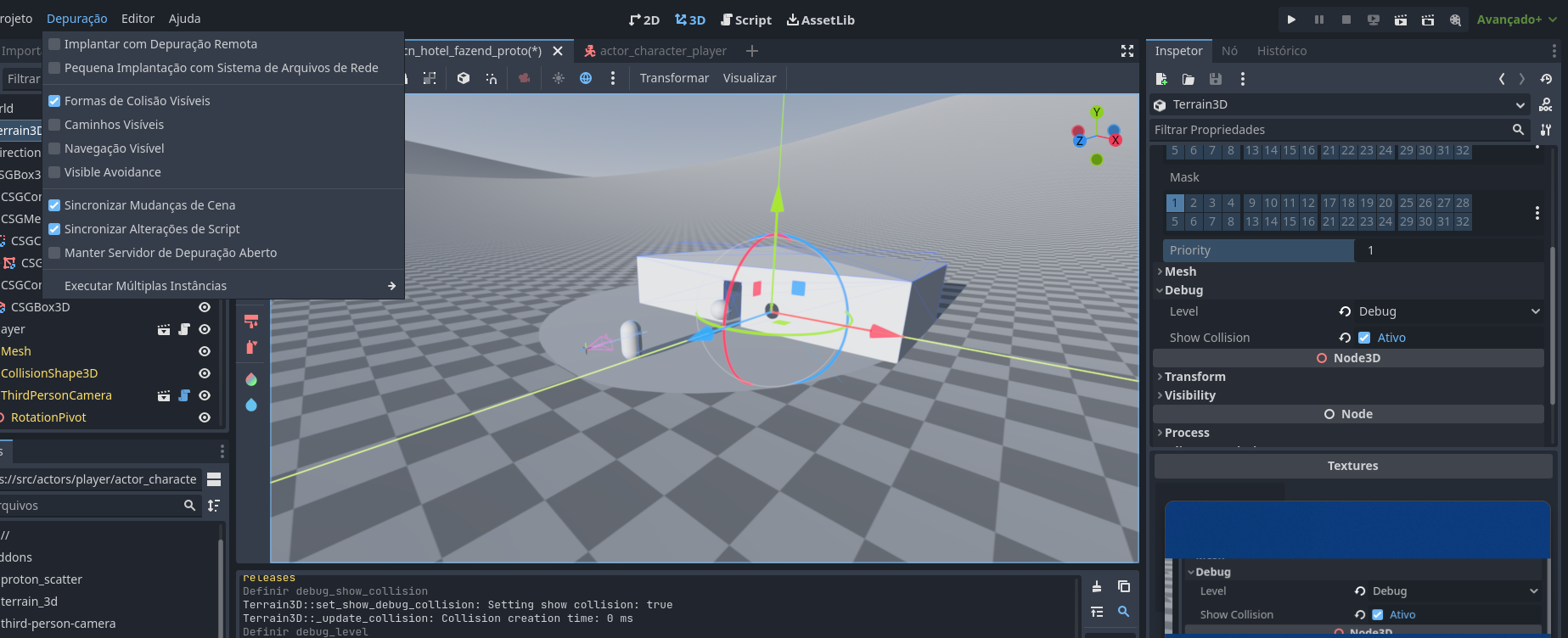 Collision is not being generated · Issue #235 · TokisanGames/Terrain3D ...