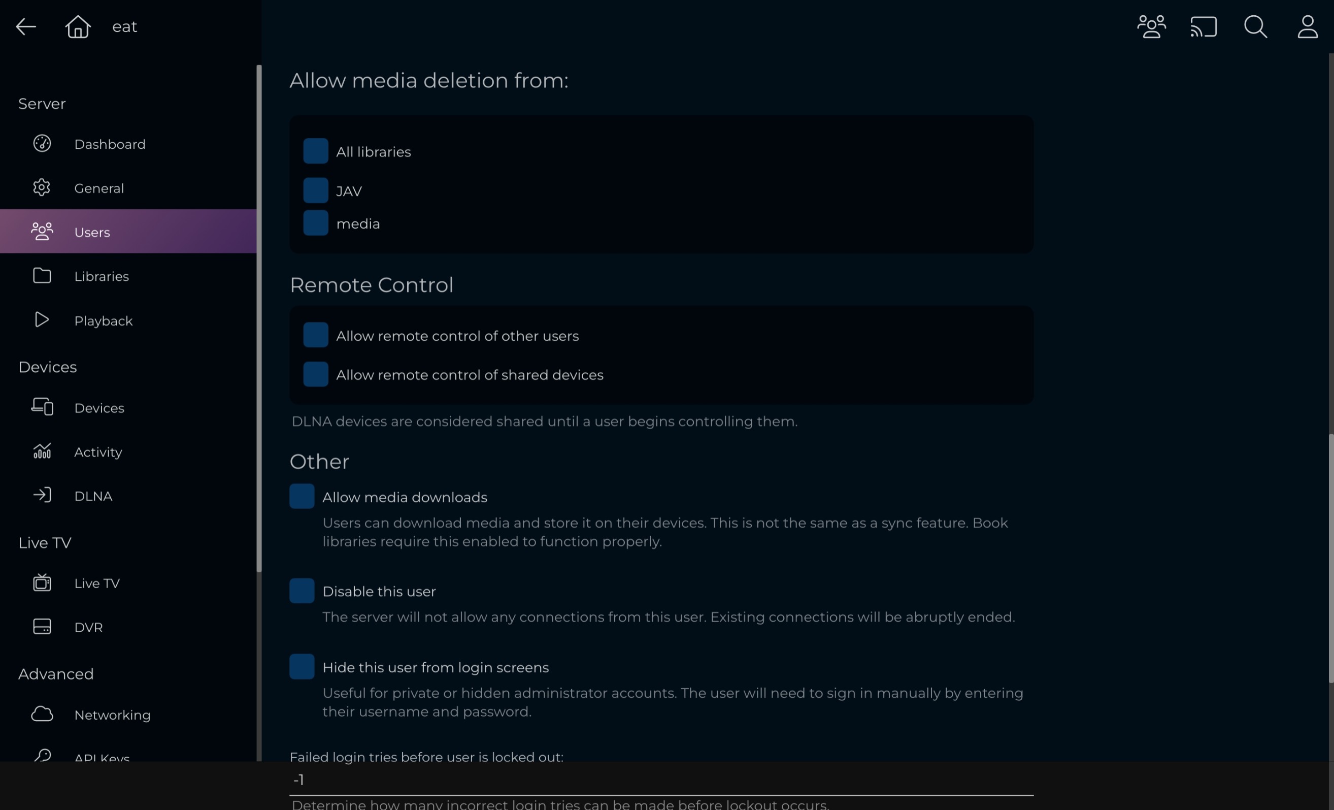 Issue Unchecking Allow Media Playback Wont Block The Users Playback Videos With Infuse