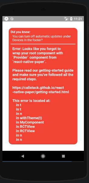 FAB Group broken on snack · Issue #1105 · callstack/react-native-paper · GitHub