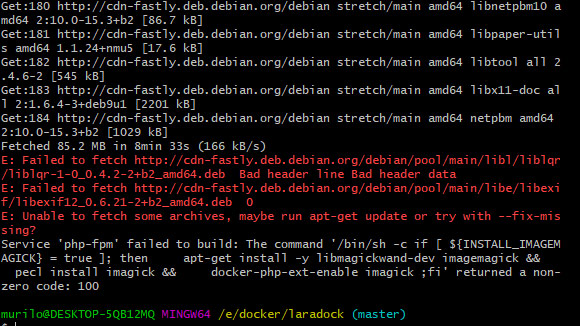 I cant install Laradock on Windowls 10 · Issue #2058 · laradock/laradock · GitHub