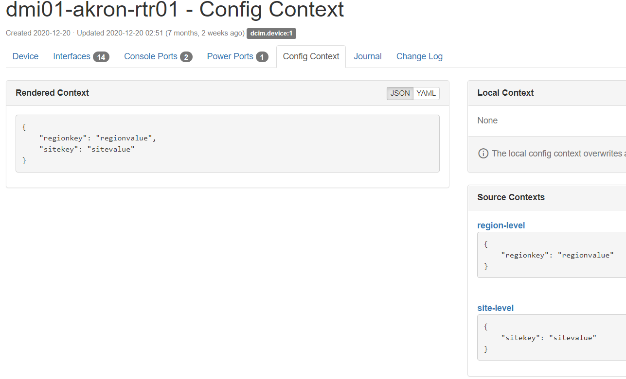 ConfigContext still assigned to Device, while disassociated from it's Site · Issue #6886 ...