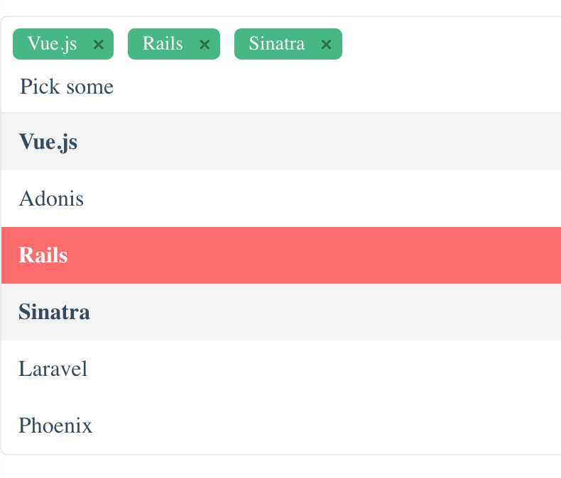 How to make multiselect without tags like in the example? · Issue #1379 ... How to make multiselect without tags like in the example? · Issue #1379 ...