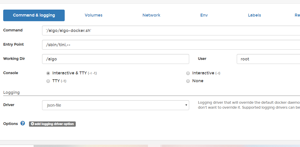 Need some advice on using Portainer · Issue #1810 · trailofbits/algo · GitHub