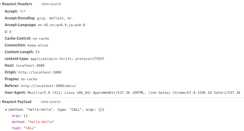 The new DocService can't send `{}` as body · Issue #1313 · line/armeria · GitHub