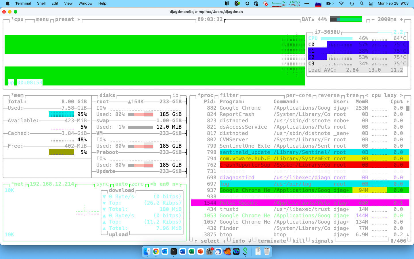 [BUG] OsX terminal wrong background colors · Issue #281 · aristocratos/btop · GitHub