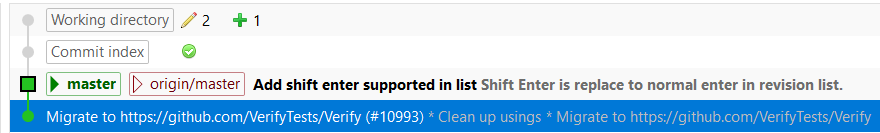 Add shift enter supported in list by michalkress · Pull Request #11020 · gitextensions ...