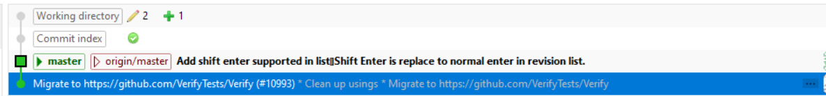 Add shift enter supported in list by michalkress · Pull Request #11020 · gitextensions ...