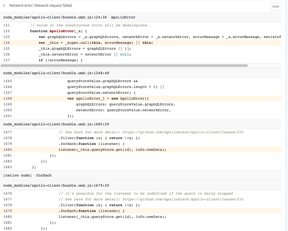 React Native - sometimes network errors are not handled which crashes the app · Issue #3810 ...