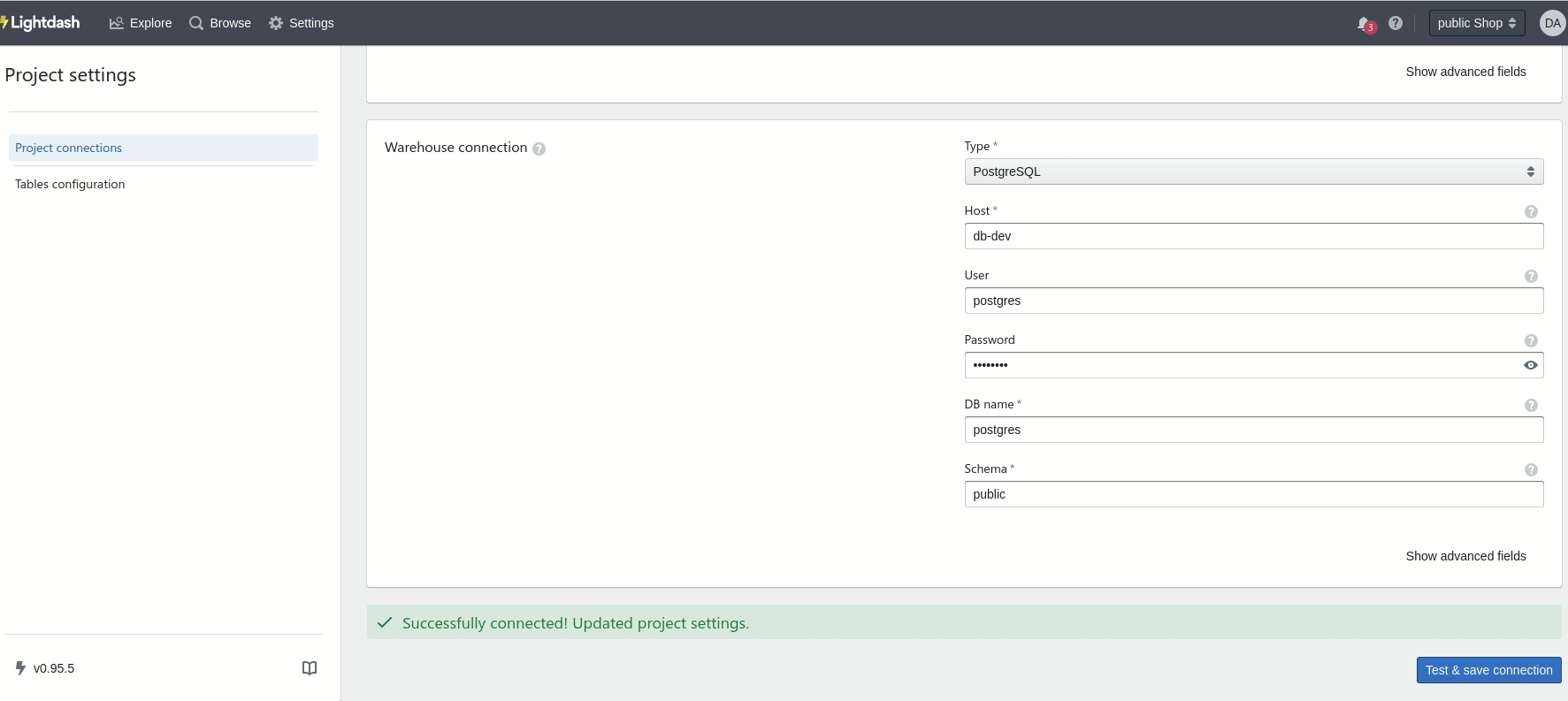 Lightdash isn't actually using the schema I've defined in my project settings · Issue #2084 ...
