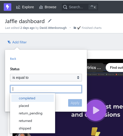 Webapp event when cross-filtering is applied · Issue #2758 · lightdash ...