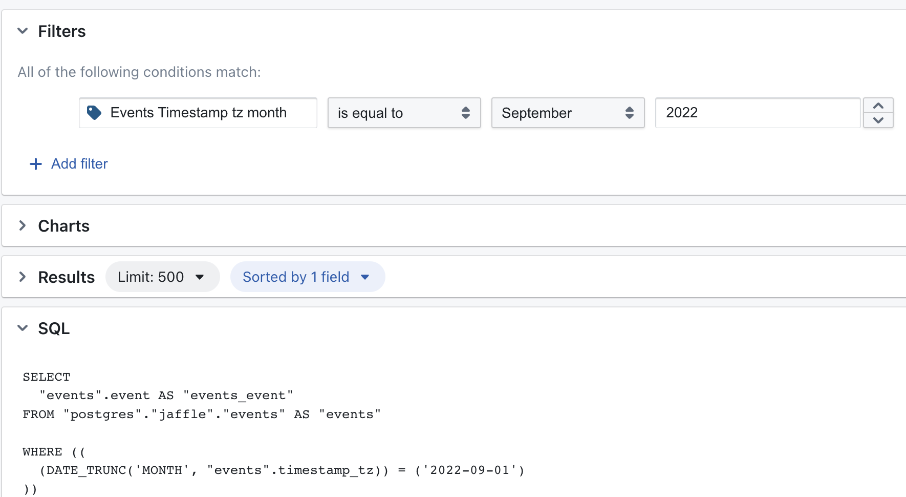 Can't select September as a month filter · Issue #3481 · lightdash/lightdash · GitHub