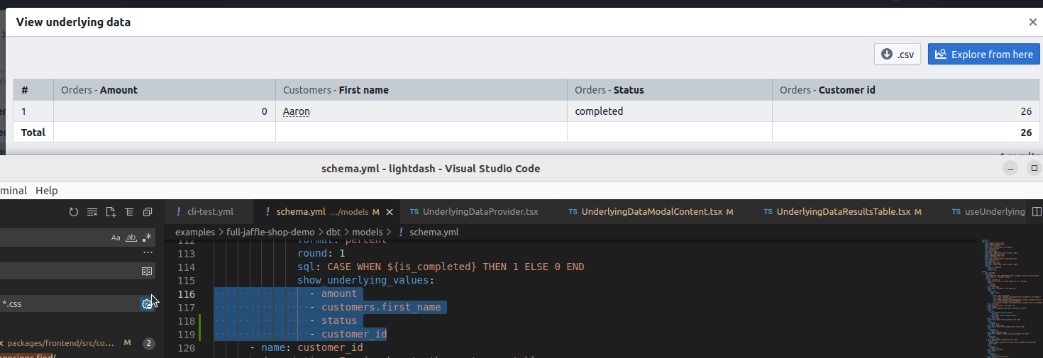 feat: sort results table columns by show_underlying_values by rephus · Pull Request #3556 ...