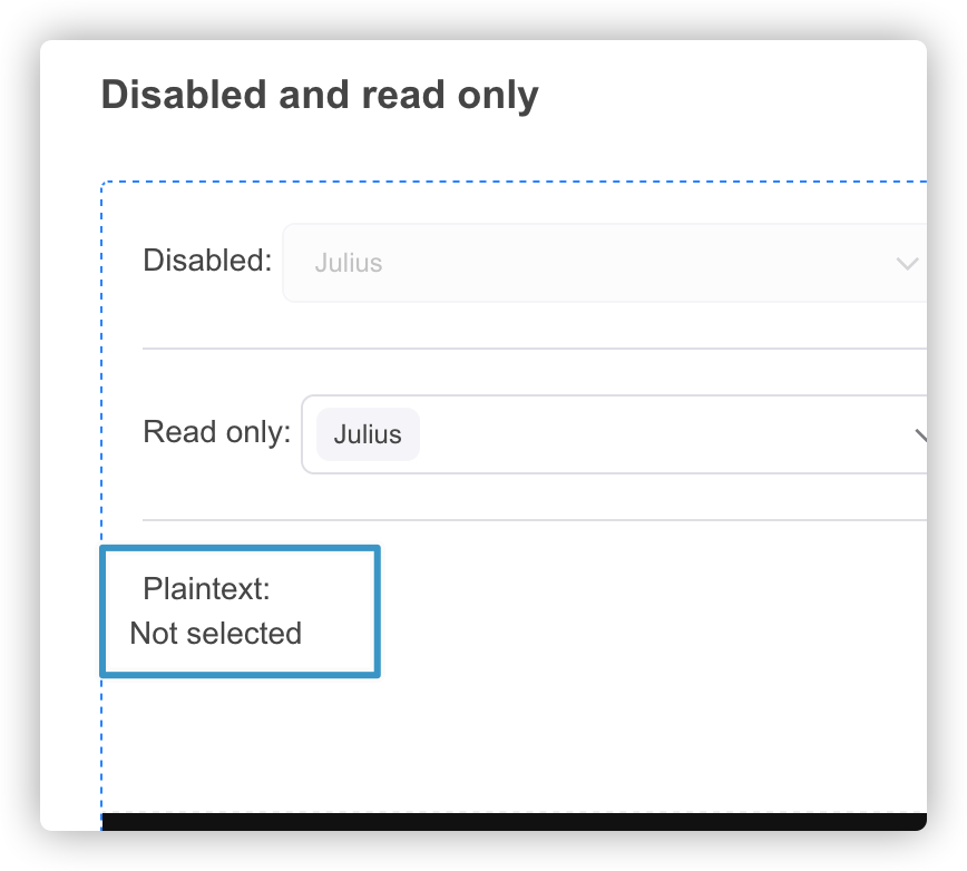 [TagPicker] Incorrect placement of content in plain text mode, not ...