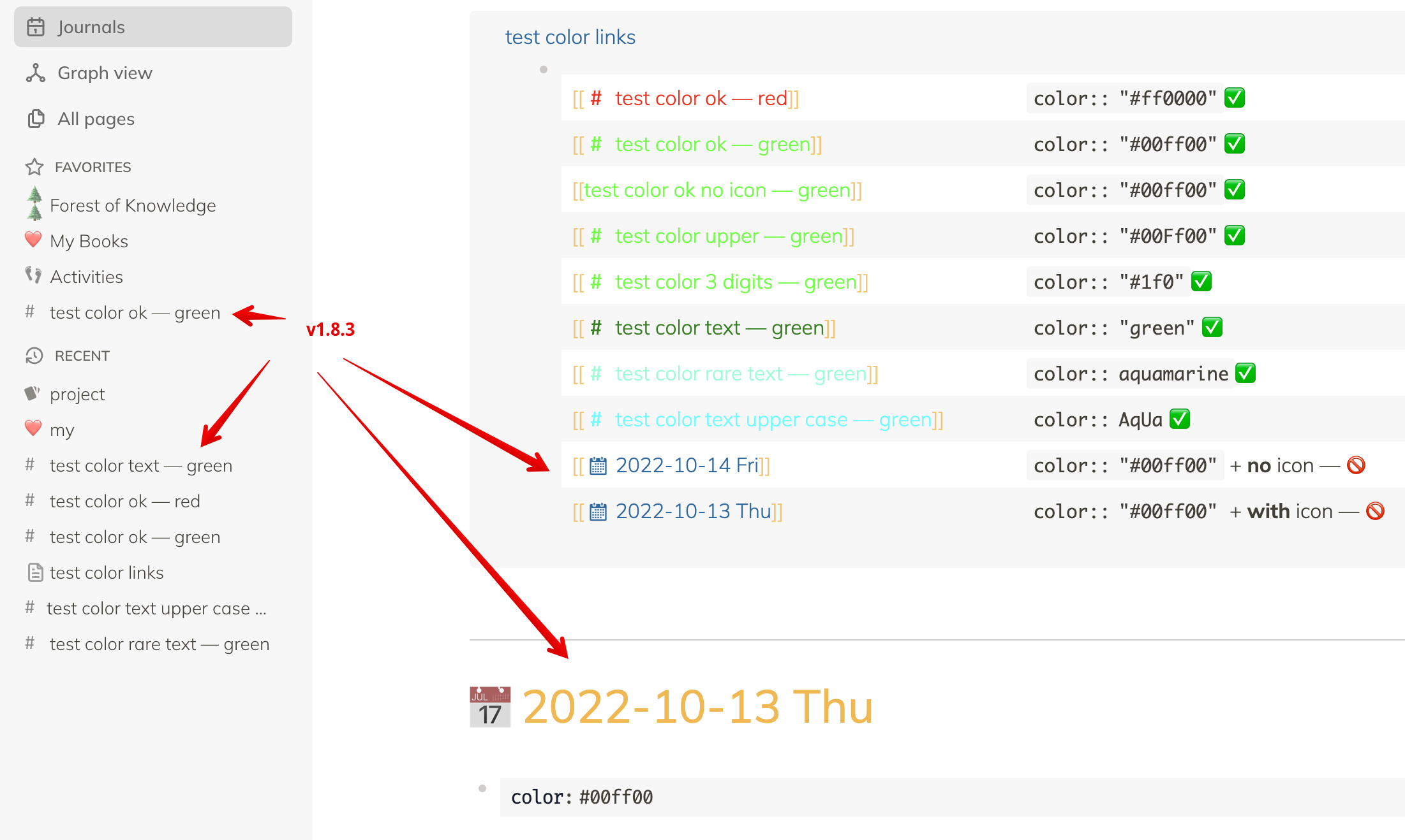 Link text coloring · Issue #9 · yoyurec/logseq-awesome-links · GitHub