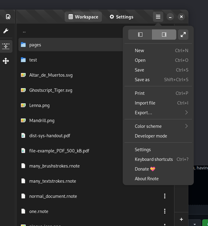 UI: reorganize menus? · Issue #350 · flxzt/rnote · GitHub