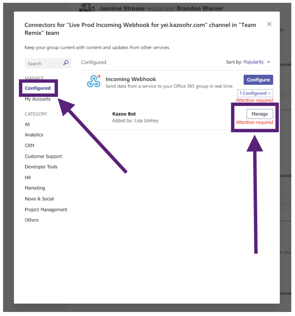 Collaboration Microsoft Teams Set Up Info