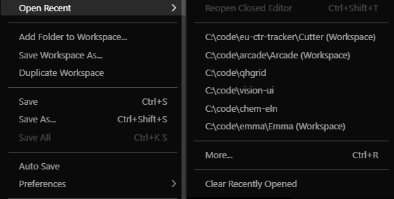 [PT Run] VSCode workspaces doesn't show workspaces · Issue #14931 ...