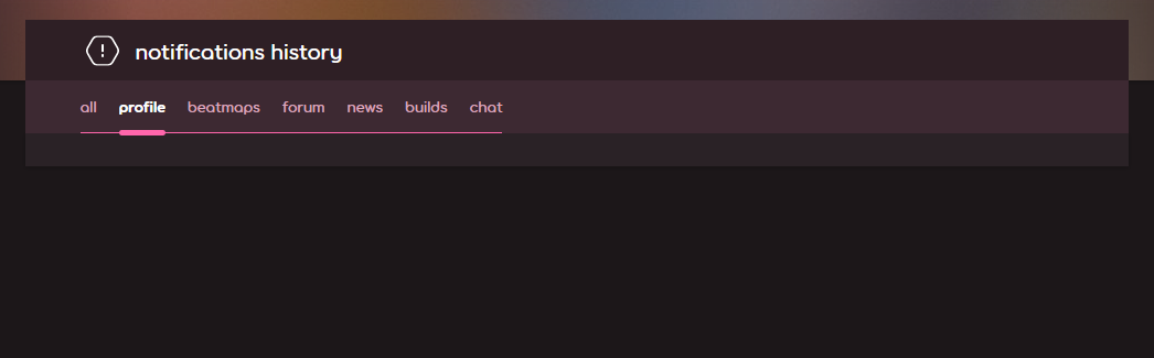 No placeholder message for empty notification page · Issue #10006 · ppy/osu-web · GitHub