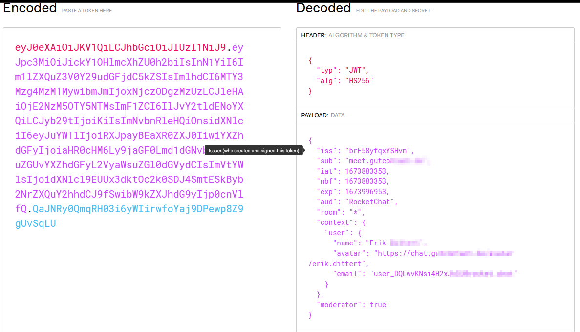 Jwt Only Works With Jwt Enable Domain Verification False · Issue 1460 · Jitsi Docker Jitsi Meet