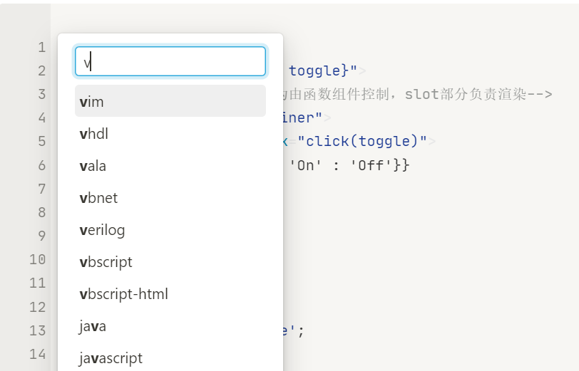 代码块语言不支持设置vue、react，建议可由用户创建非列表中的语言种类 · Issue #6394 · siyuan-note/siyuan · GitHub