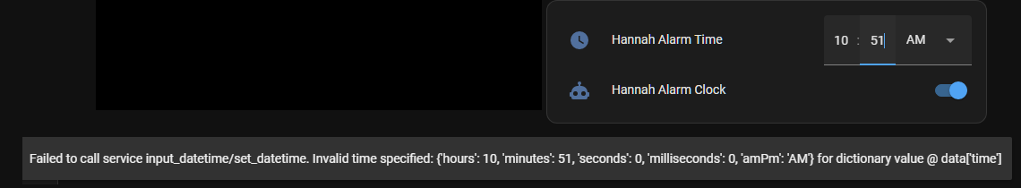 Error thrown when input_datetime changed or shown · Issue #16744 · home-assistant/frontend · GitHub