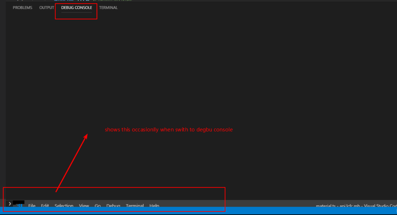 shows menu bar at the bottom occasionlly · Issue #64871 · microsoft ...