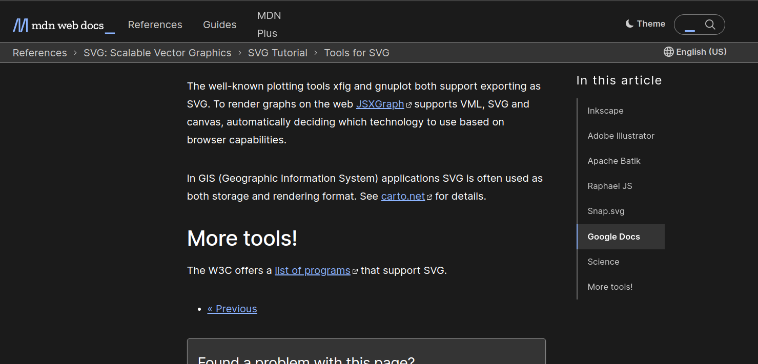 Next And Previous Button Is Missing From Last Two Chapters Of Svg Tutorial · Issue 15384