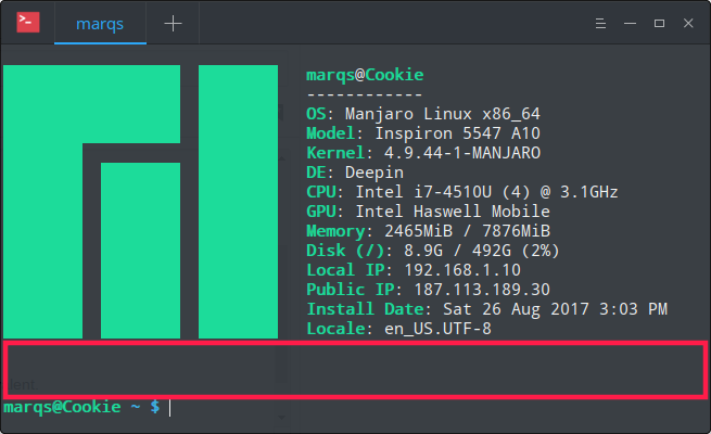 Empty lines at end · Issue #816 · dylanaraps/neofetch · GitHub