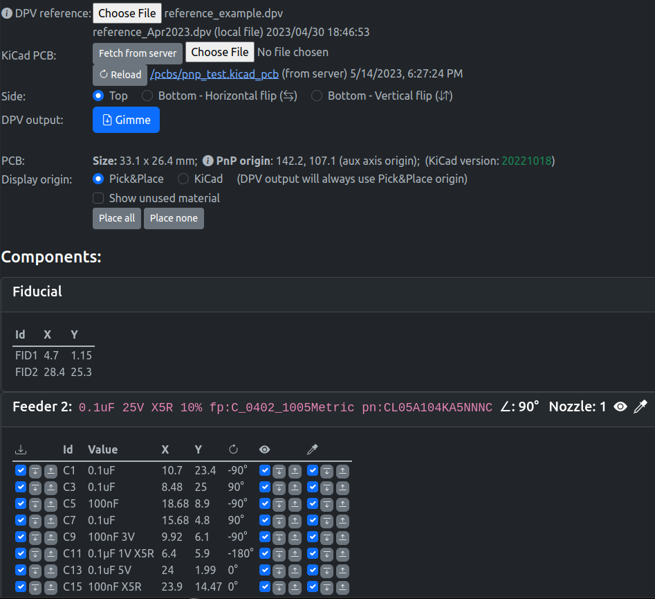 GitHub - znuh/kicad-chm36: Interactive Web Browser based KiCad PCB to CHM-T36VA Pick&Place File ...