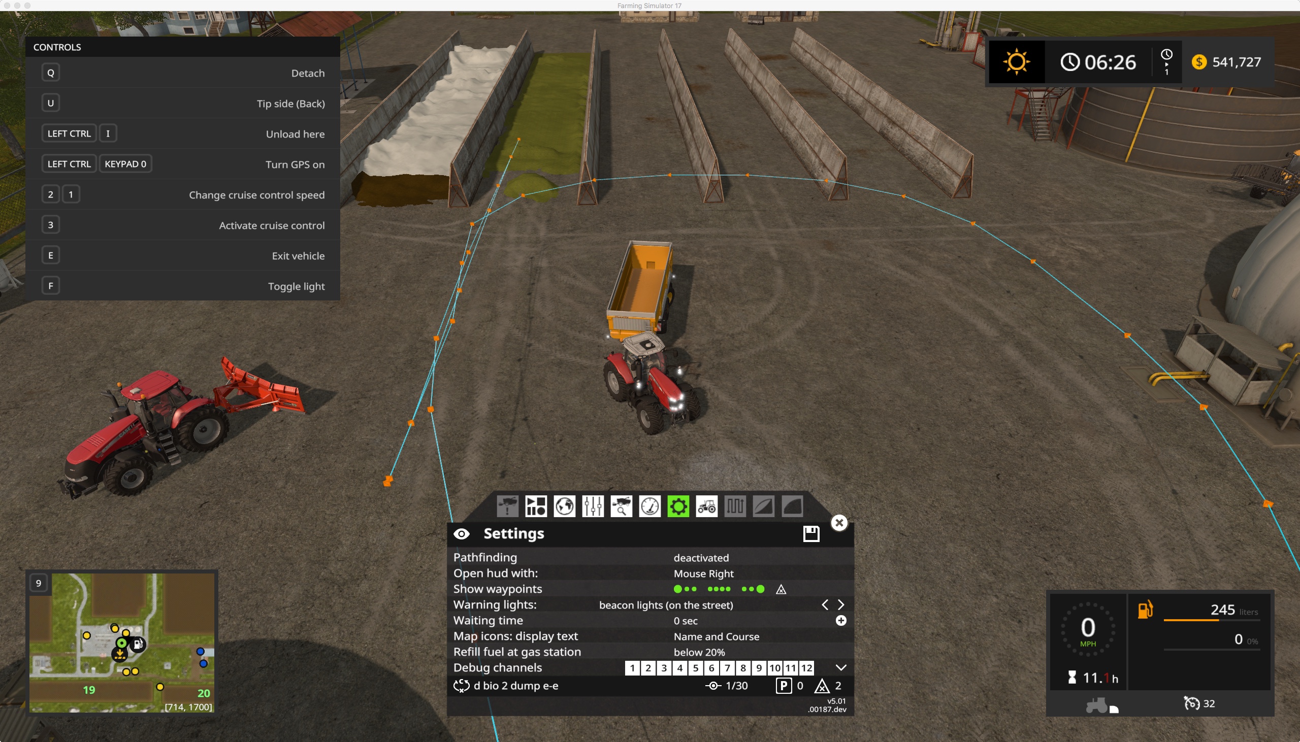 combi mode dumps chaff outside BGA silo · Issue #2276 · Courseplay ...