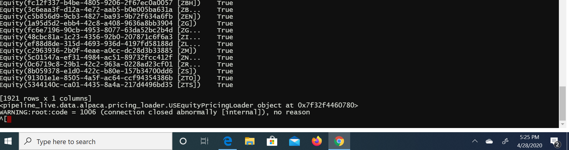 1006 (connection closed abnormally [internal]), no reason · Issue #127 ...