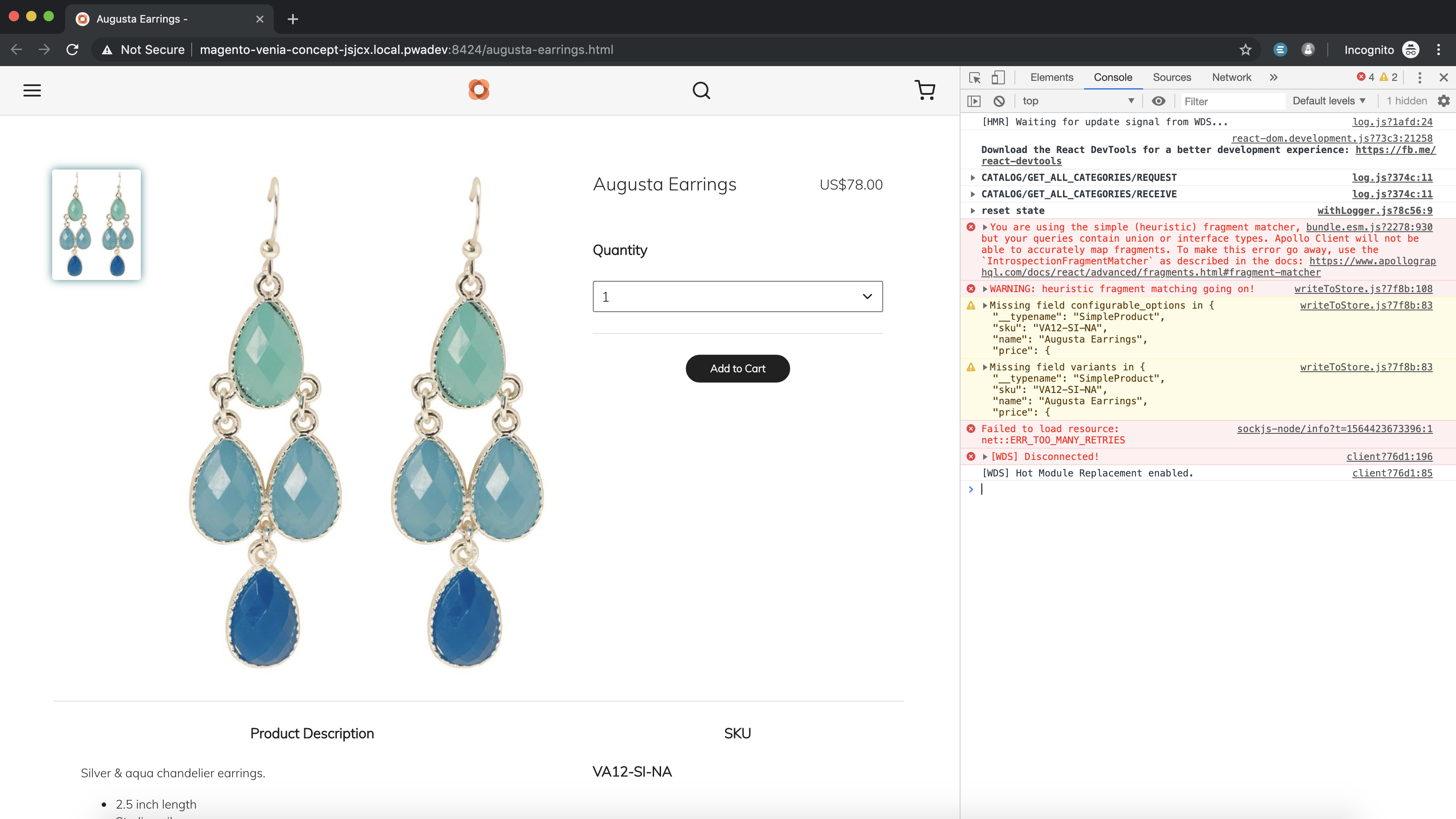[bug]: WARNING: heuristic fragment matching going on! · Issue #1474 · magento/pwa-studio · GitHub