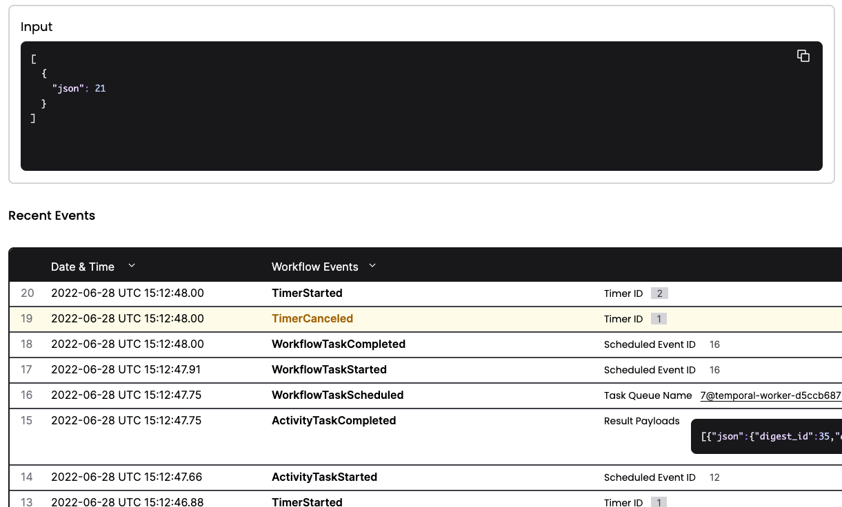 Inputs / results don't match workflow execution · Issue #586 · temporalio/ui · GitHub