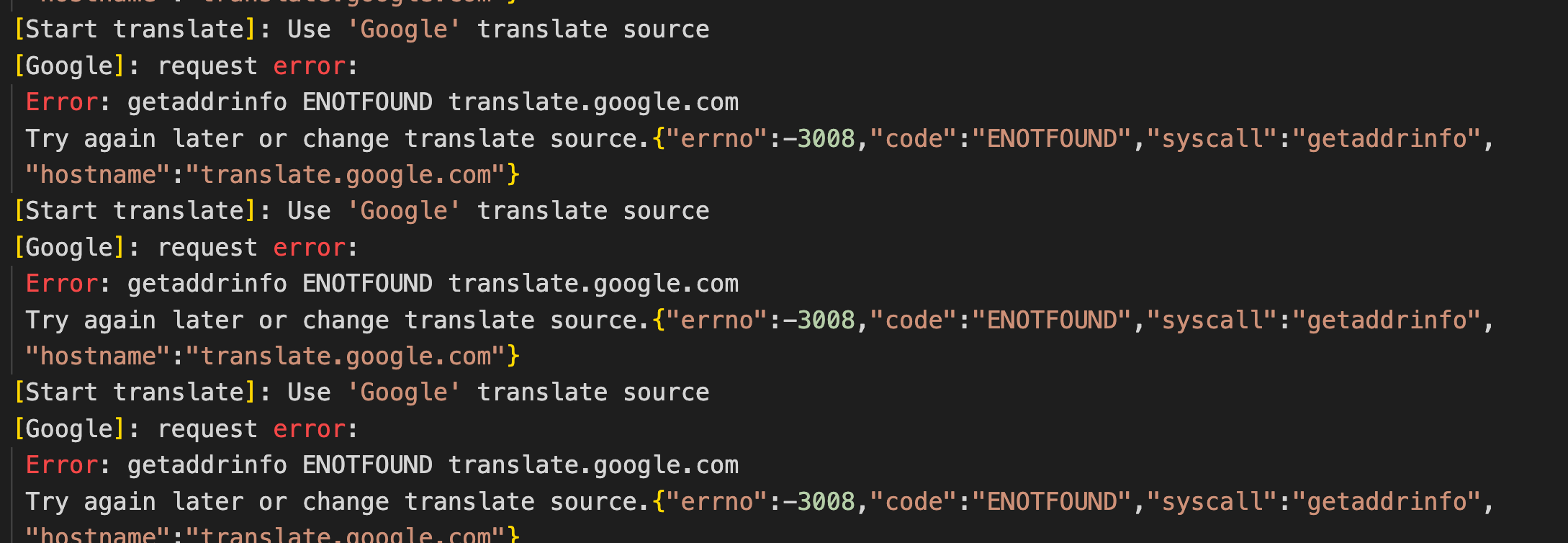 Google Translate: Tld cn 不工作 · Issue #109 · intellism/vscode-comment-translate · GitHub
