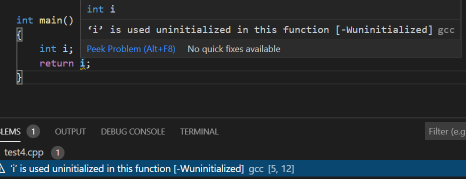 C++ Warnings are not parsed · Issue #6716 · microsoft/vscode-cpptools ...
