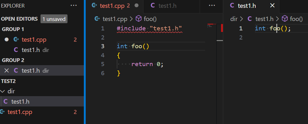 Create Declaration Definition Adds A ` Include` With The Folder Missing · Issue 11581